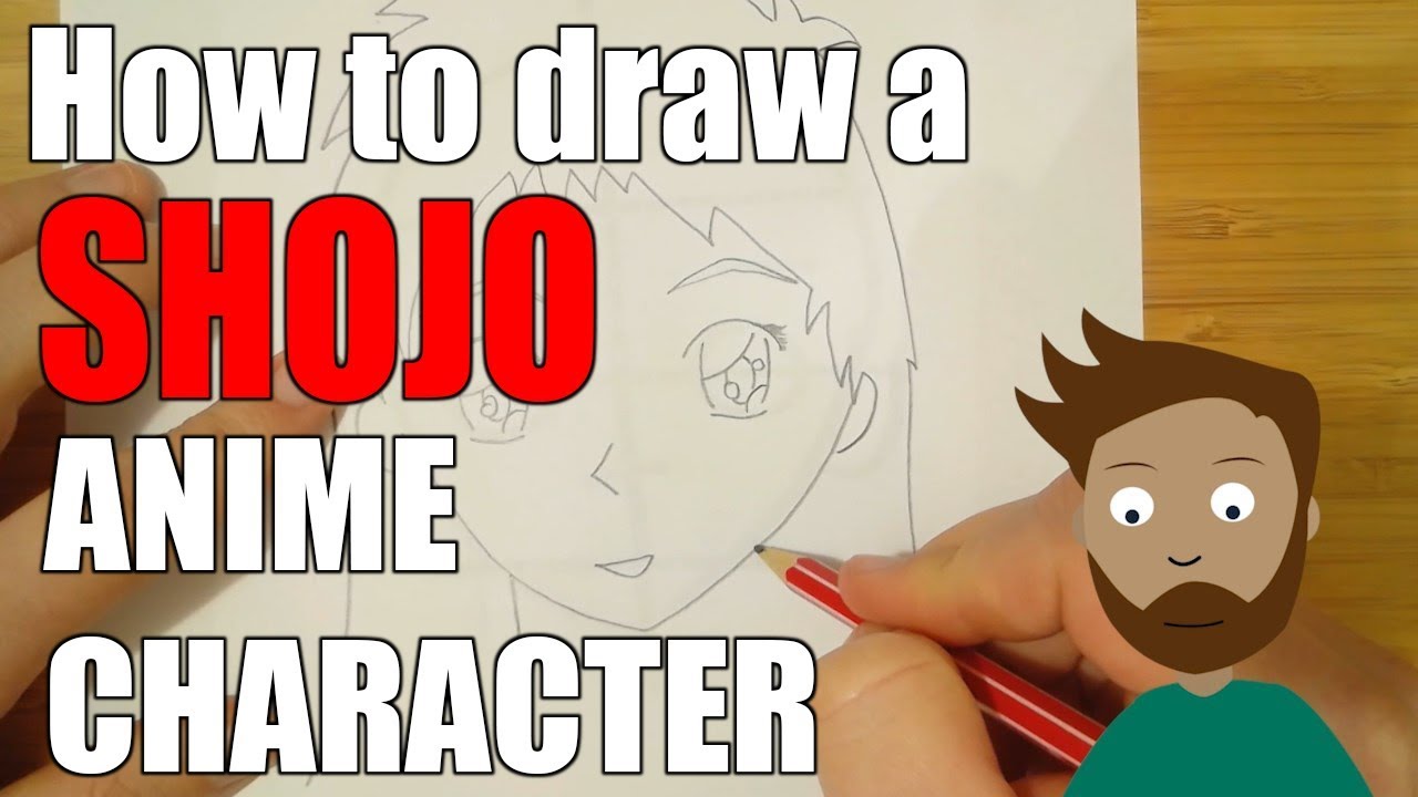 How to draw a Shojo Anime Character - YouTube