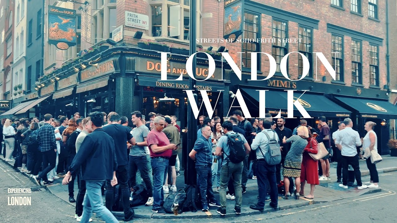 London Walk | SOHO | London City | London Walking tour | London 4k ...