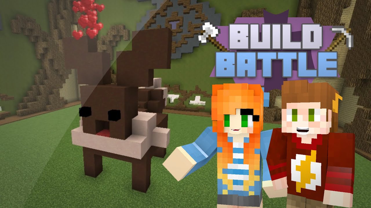 "ADORABLE EEVEE!" | Team Build Battle | (Minecraft Minigame ...