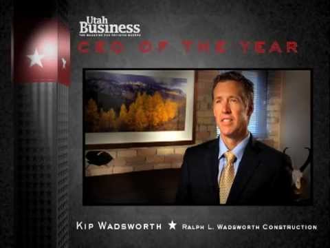 Utah Business CEO of the Year 2012 - Wadsworth - YouTube