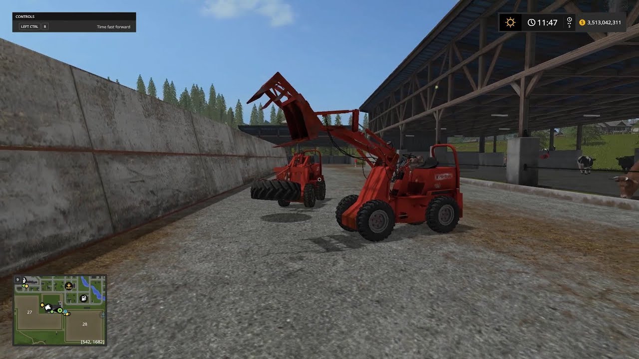 Farming Simulator 17 FS17 Mod Weidemann 1502DR Wheel Loaders - YouTube