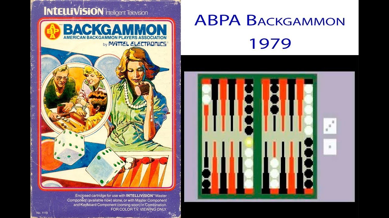 El juego de ABPA Backgammon (Mattel Electronics) de 1979 - YouTube