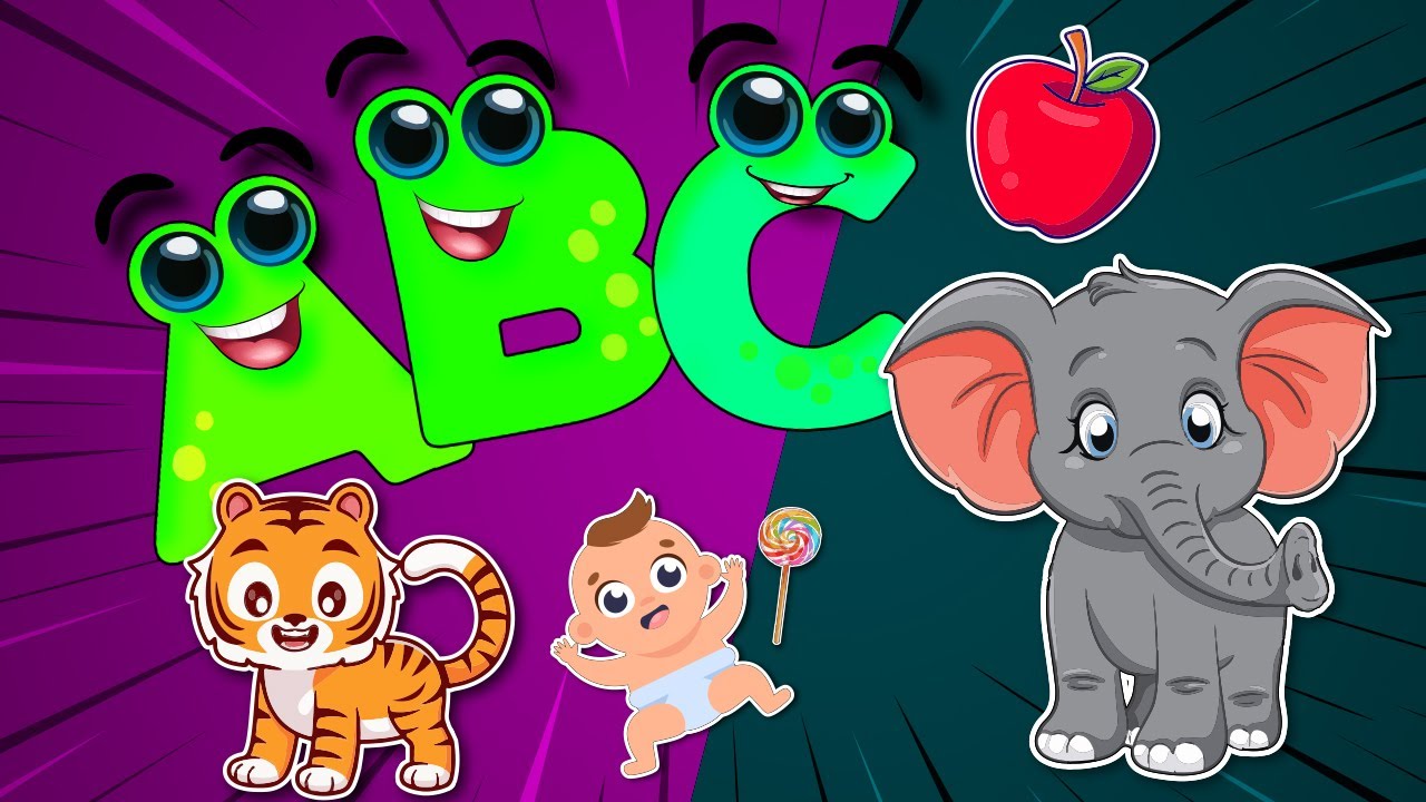 ABC Phonics Song Learning Video for Toddlers | Nursery Rhymes | ABC ...