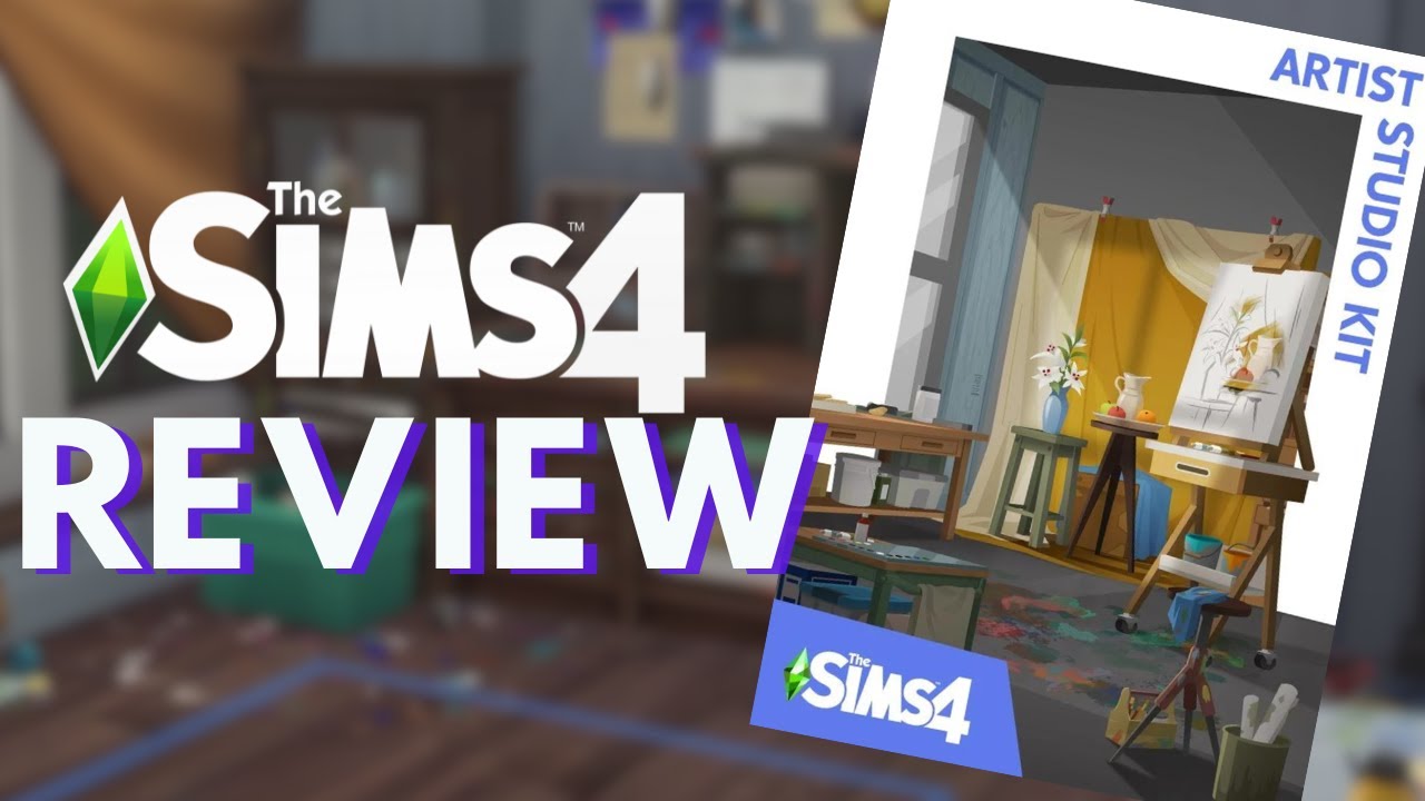 Sims Artist Studio Kit Is Fantastic! Artist Studio Kit Review - YouTube