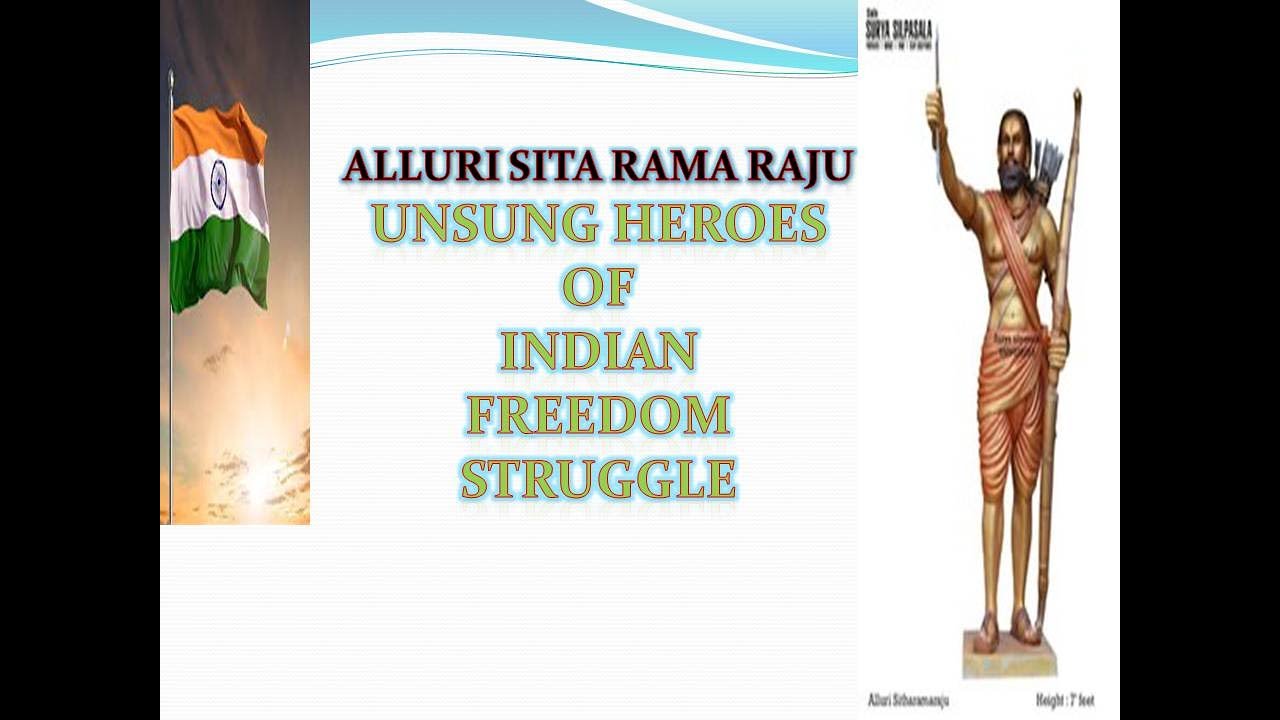 Unsung heroes of Freedom struggle | Alluri sita rama raju || post card ...