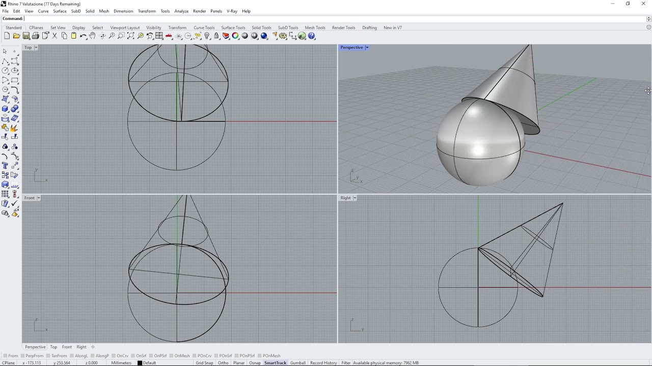 RHINO 7 Videocourse - 02 - New Project, Template, Manage Interface ...