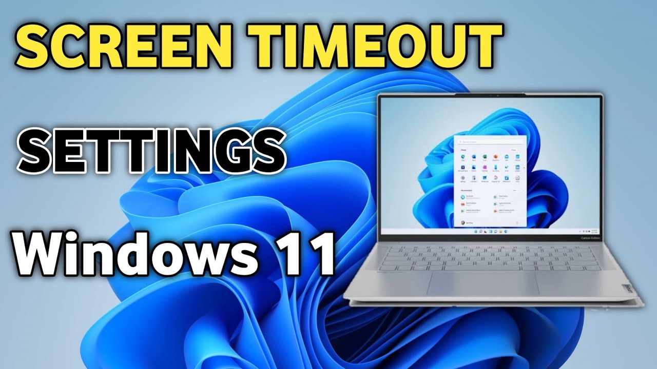 Windows 11 Screen timeout setting - YouTube