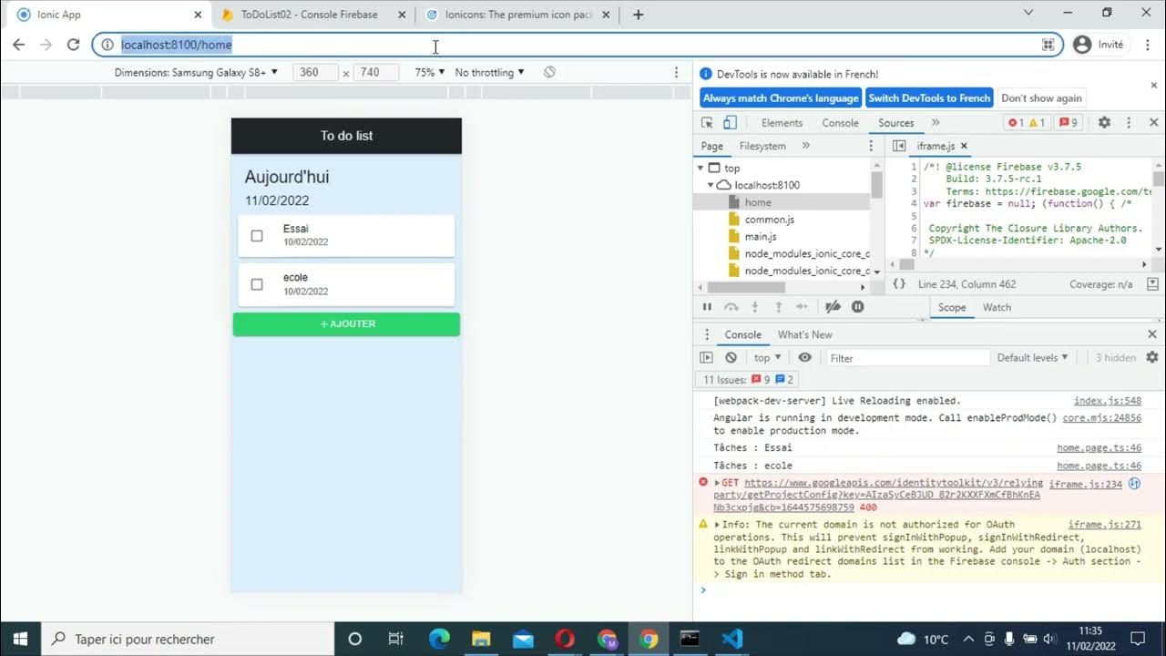 Ionic Tutoriel #10 - Connecter le checkbox à Firebase - YouTube