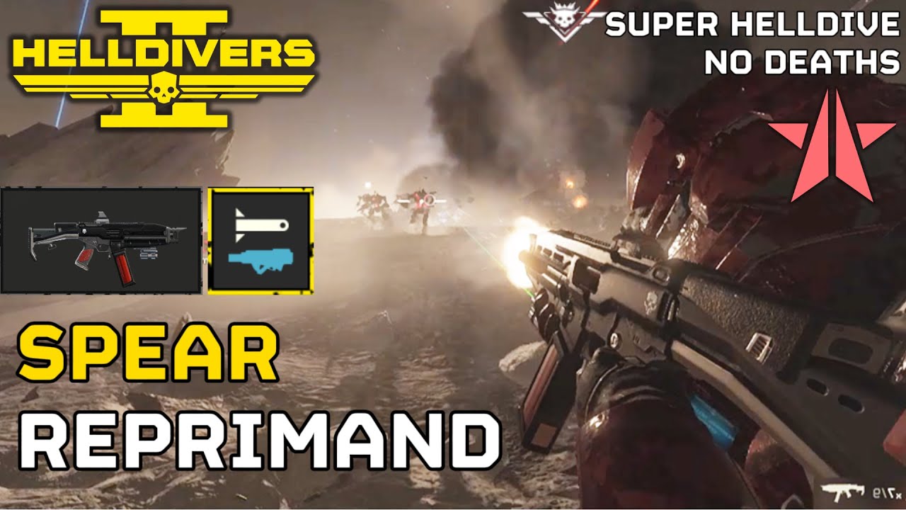 New Reprimand SMG Gameplay | HELLDIVERS 2 (10 difficulty, no deaths ...
