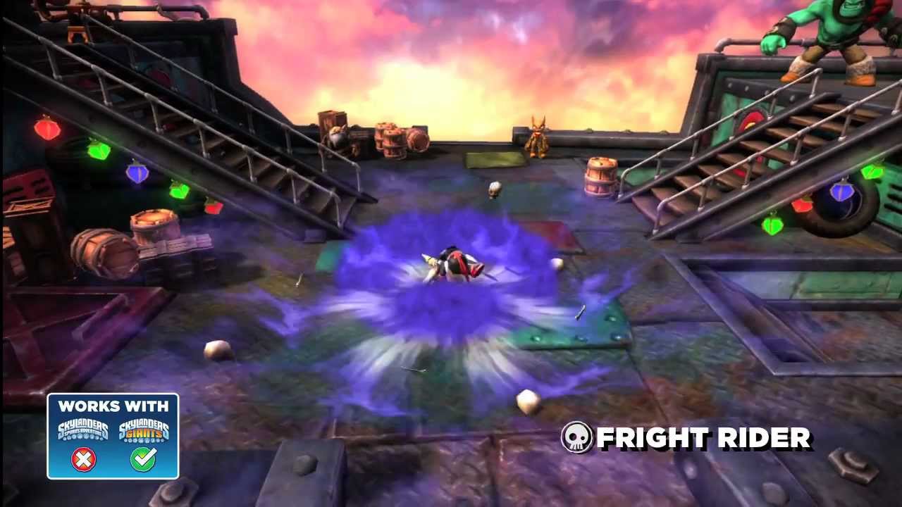 Skylanders Giants Fright Rider Vignette - YouTube