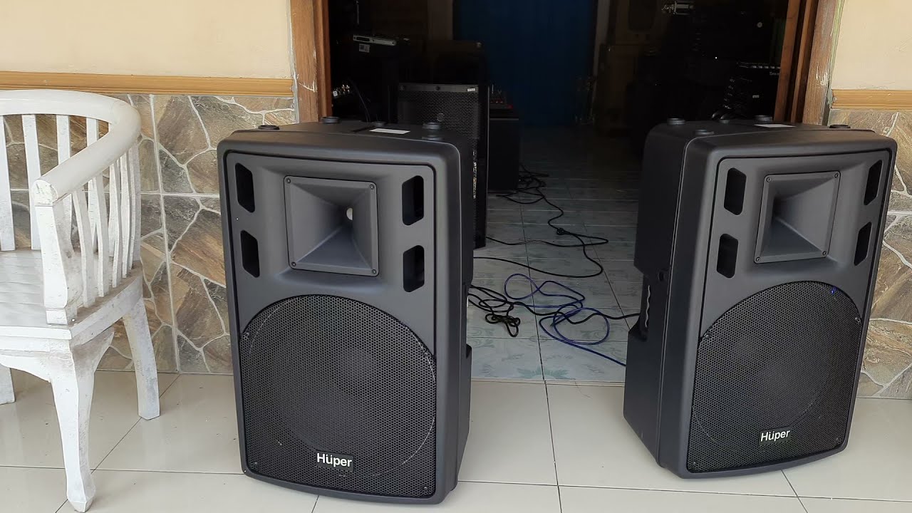 Test SPEAKER AKTIF HUPER HA 400 - YouTube