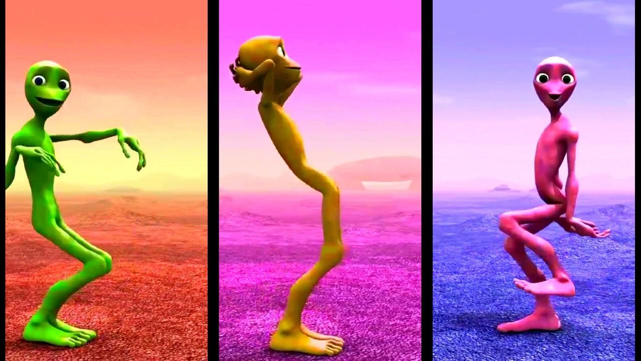 Alien dance VS Funny alien VS Dame tu cosita VS Funny alien dance VS Green alien dance VS Dance ...