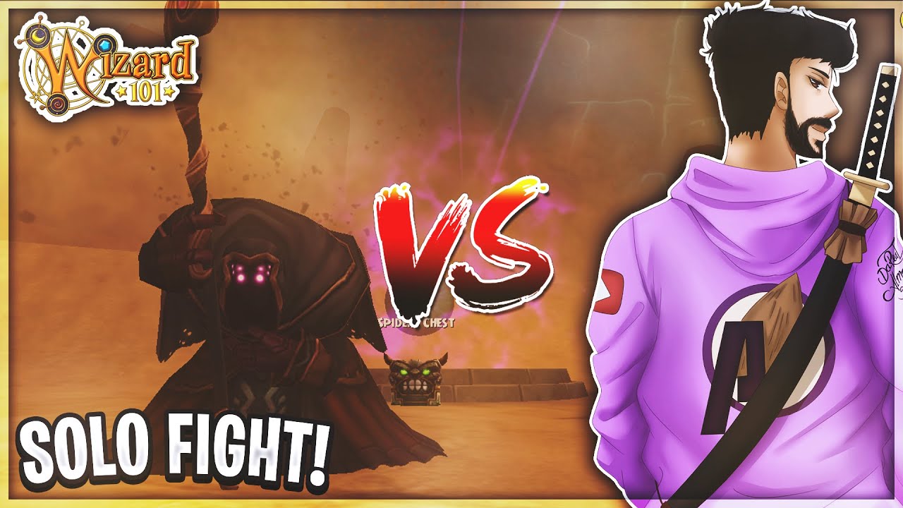 Soloing Grandfather Spider With *BAD* Gear On My Fire! - (Wizard101 ...