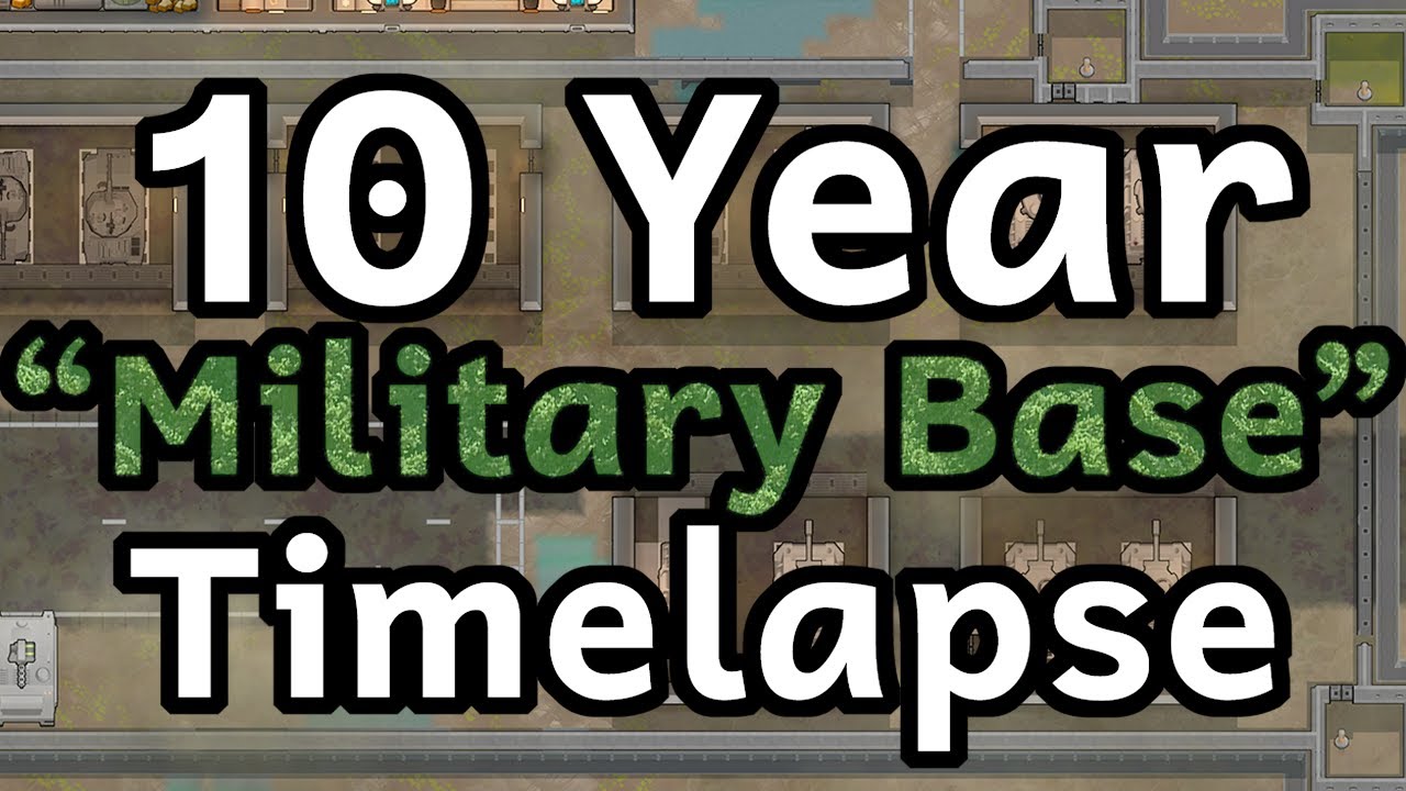 Rimworld Military Base Building Timelapse NOT CRAB CLONING FACILITY ...