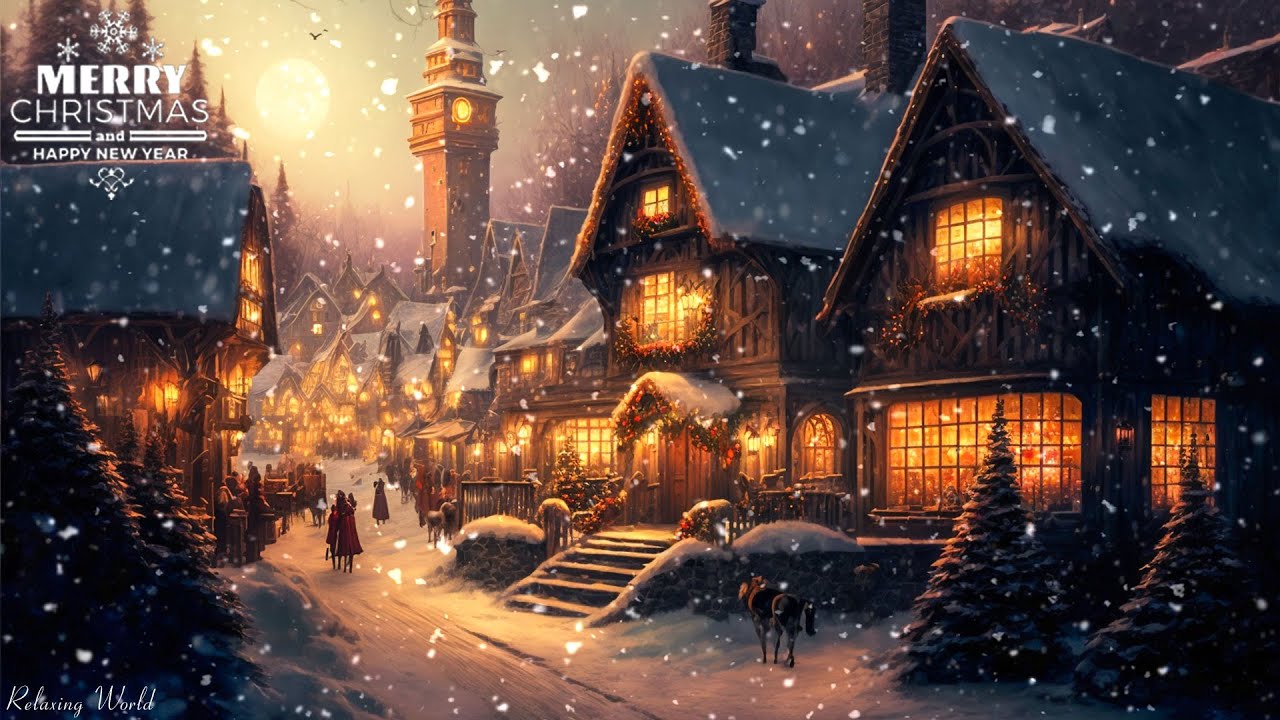 Peaceful Instrumental Christmas Music - Relaxing Christmas music "Snowy ...