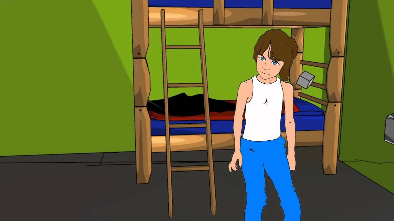 Sam In Bedroom test: Anime Studio & Cinema4D integration. - YouTube