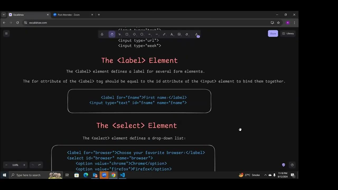 Web Wizards' 6th Session part 1 : HTML For Beginners! 🎉 - YouTube