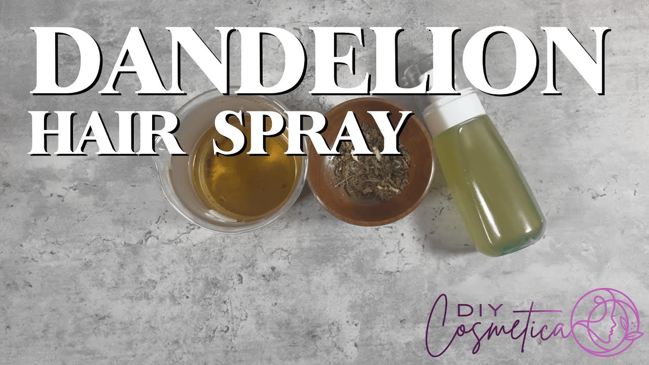 DIY - DANDELION HAIR SPRAY RECIPE | 4K - YouTube