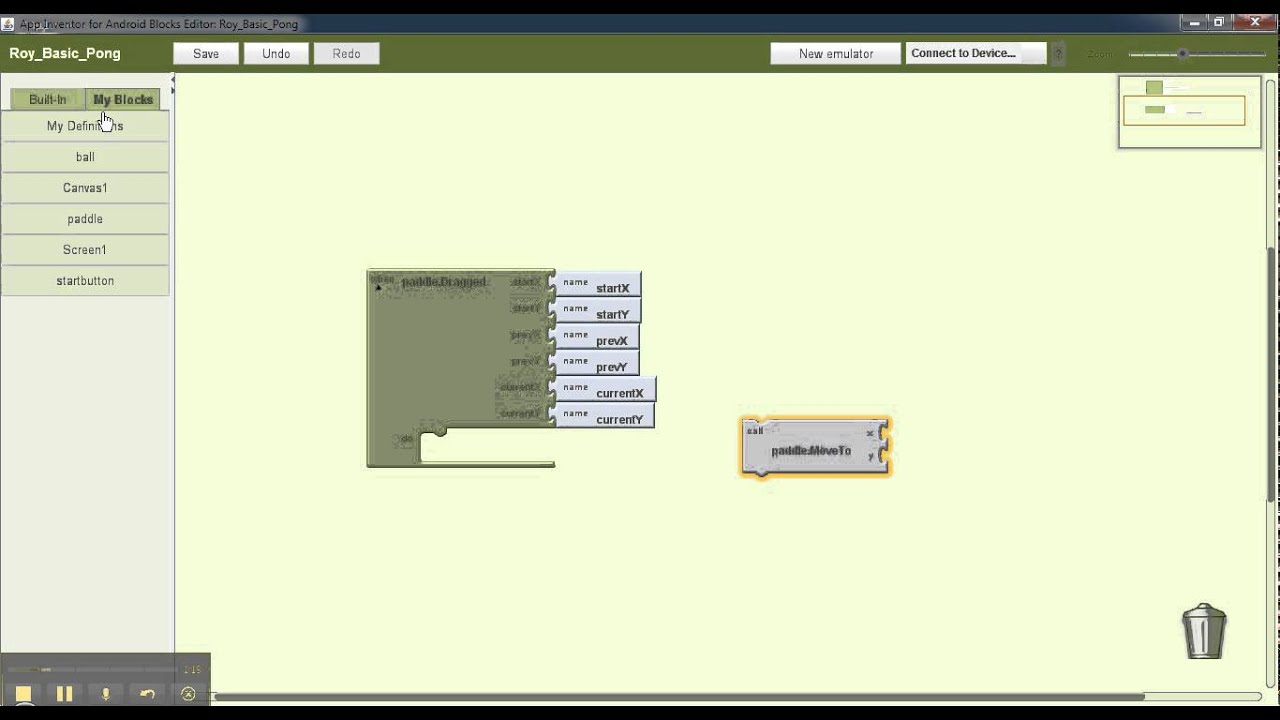 AI Basic Pong: Part 3 of 5 (Paddle) - YouTube