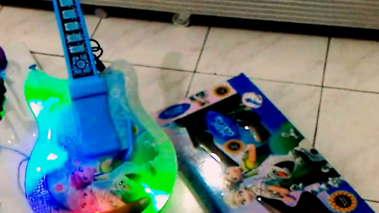 mainan gitar elektrik untuk anak keluaran terbaru - YouTube