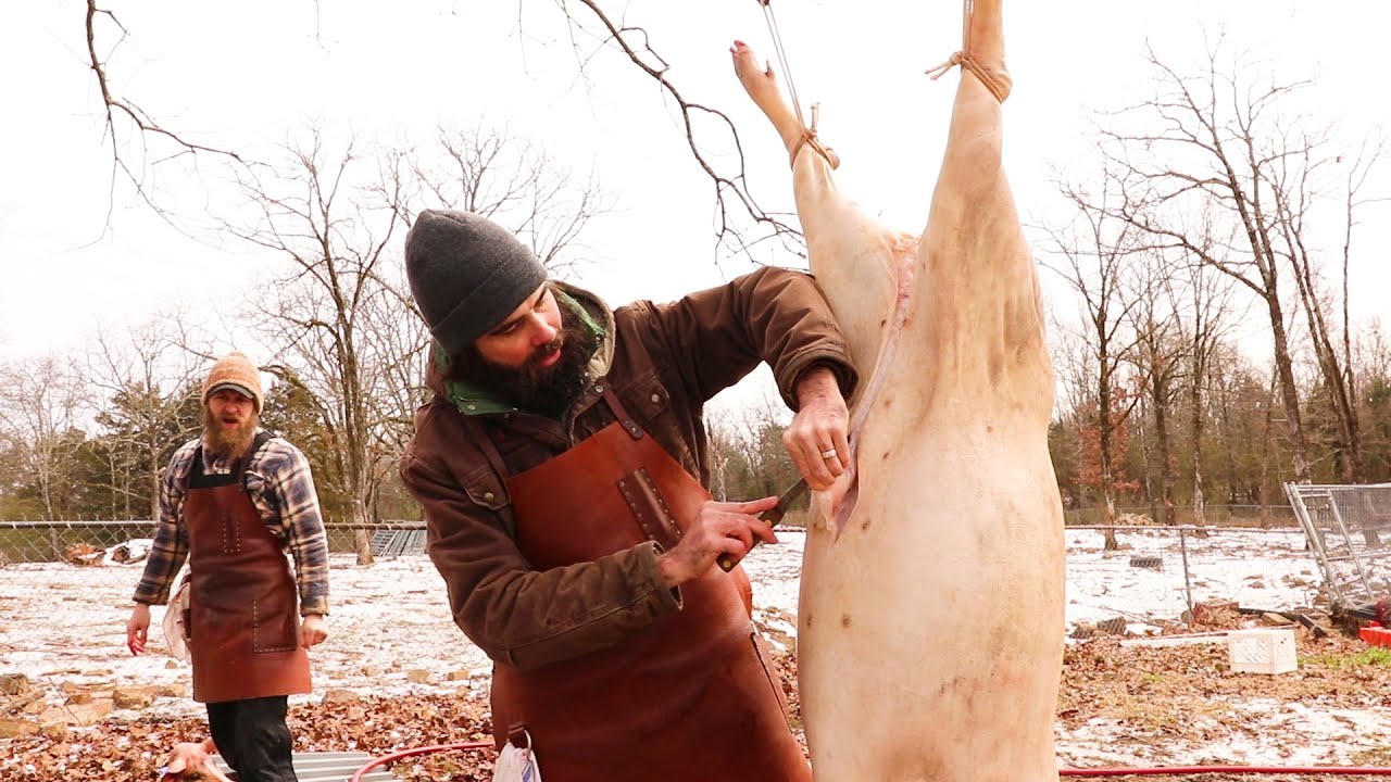 Old Fashioned Arkansas Hog Harvest - YouTube