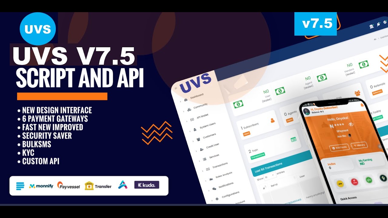 How to perform Multiple VTU API integration on UVS application step by ...