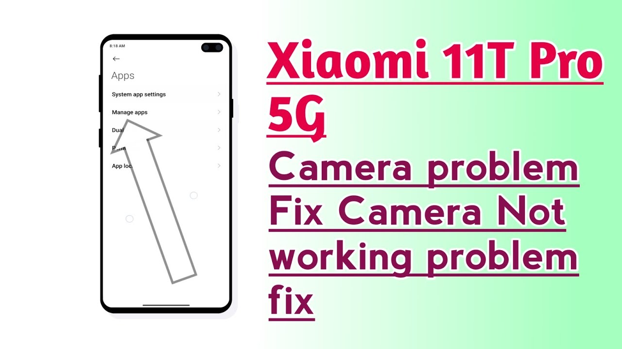 Xiaomi 11T Pro 5G Camera problem fix Camera Not working problem fix ...