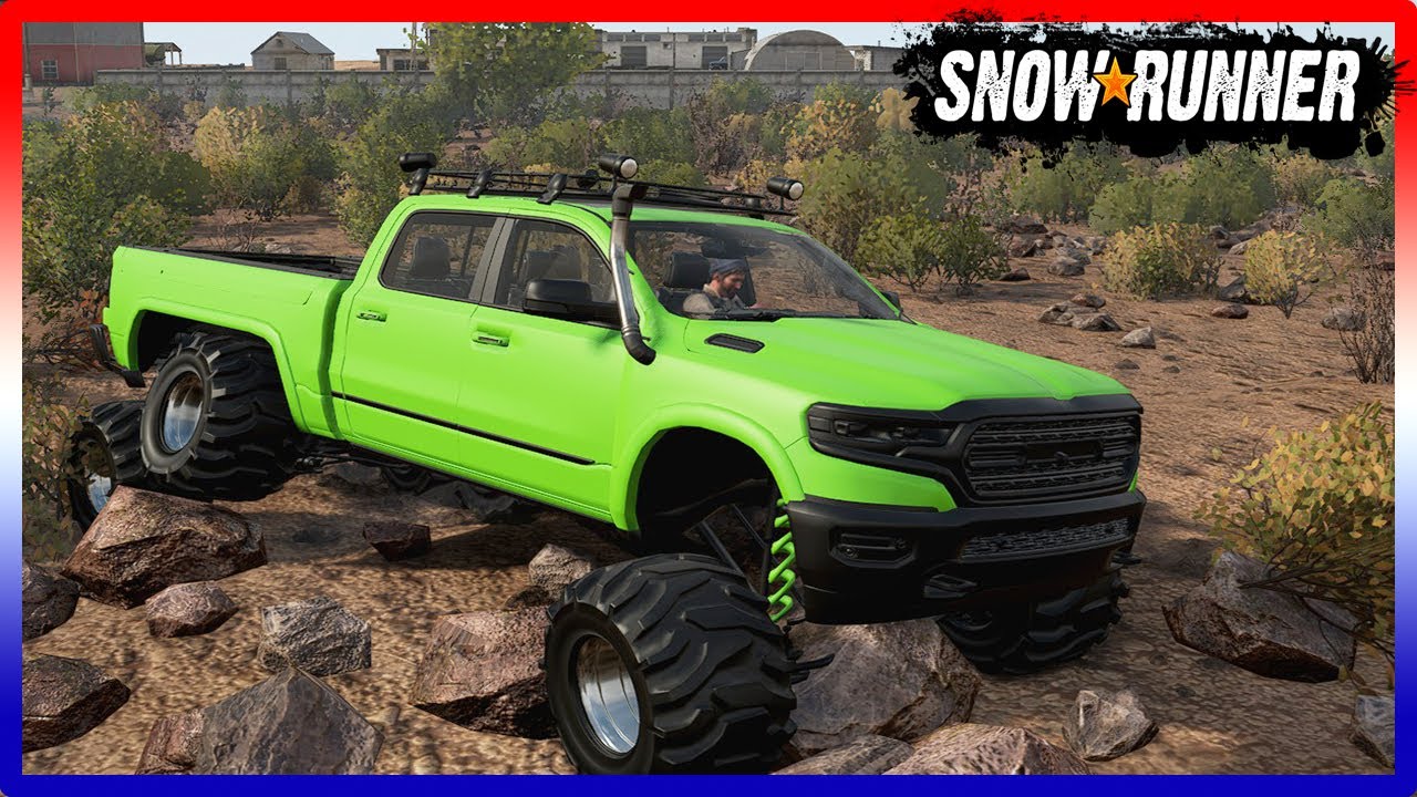 6x6 HELLCAT DODGE RAM MONSTER!! - SnowRunner - YouTube