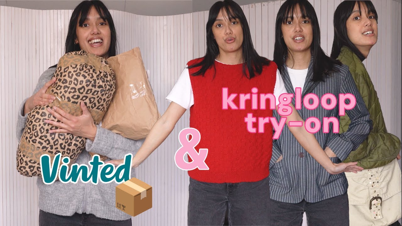 Vinted unboxings, kringloop try-on & mini shoplog! - YouTube