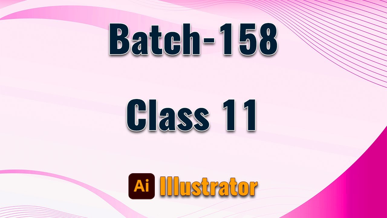 Graphic Design Batch 158 Class 11 #graphicdesign - YouTube