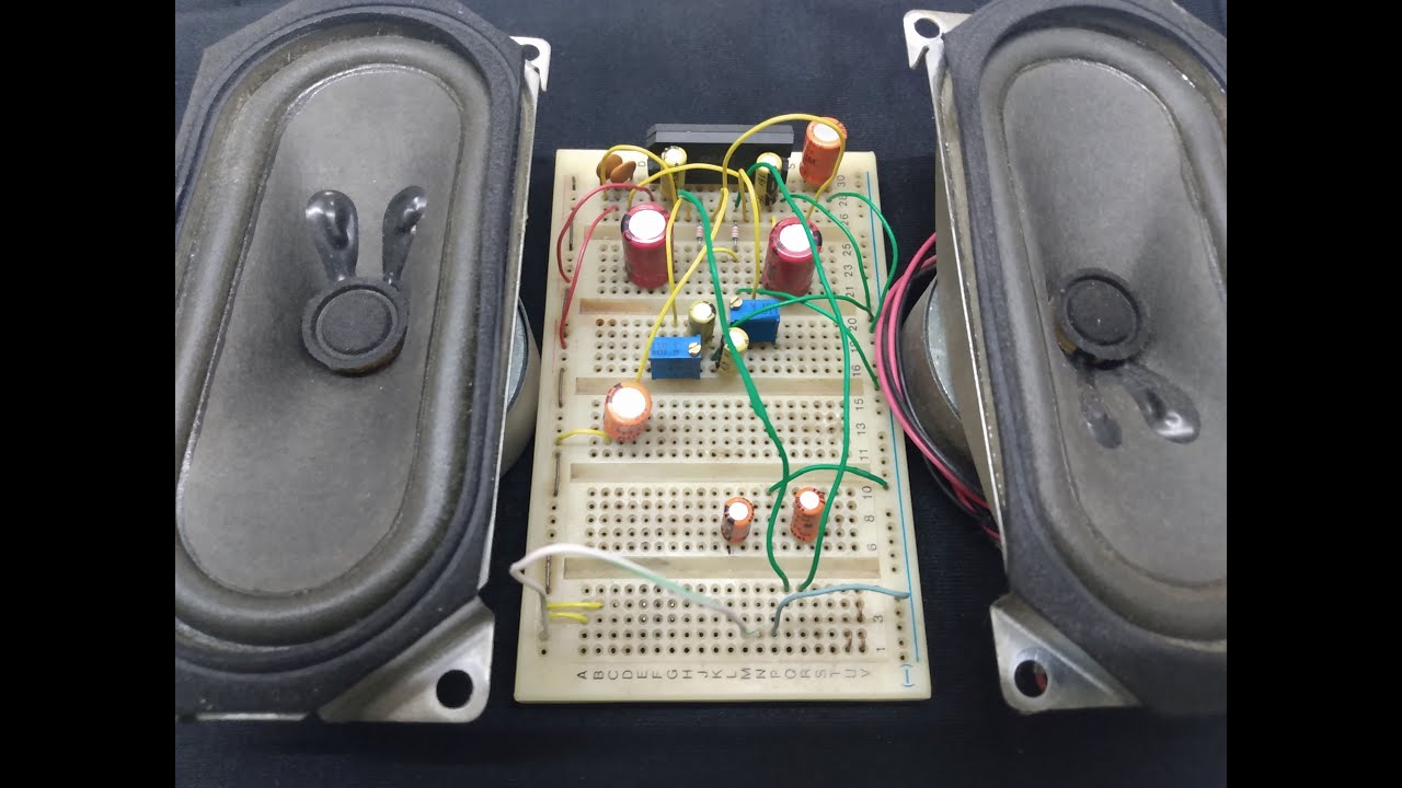 Amplificador BA5412 - YouTube