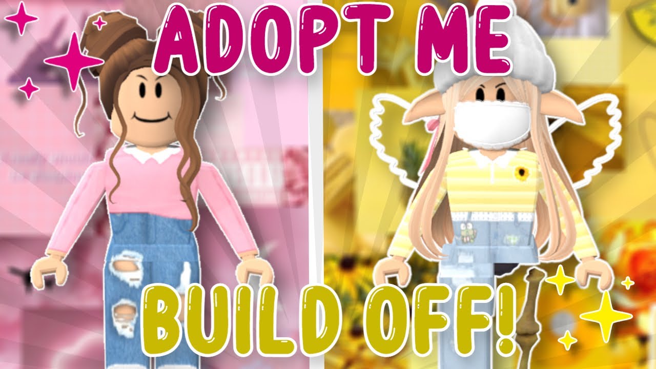 ONE COLOR BUILD OFF IN ADOPT ME!! || Roblox Adopt Me Build Off ...