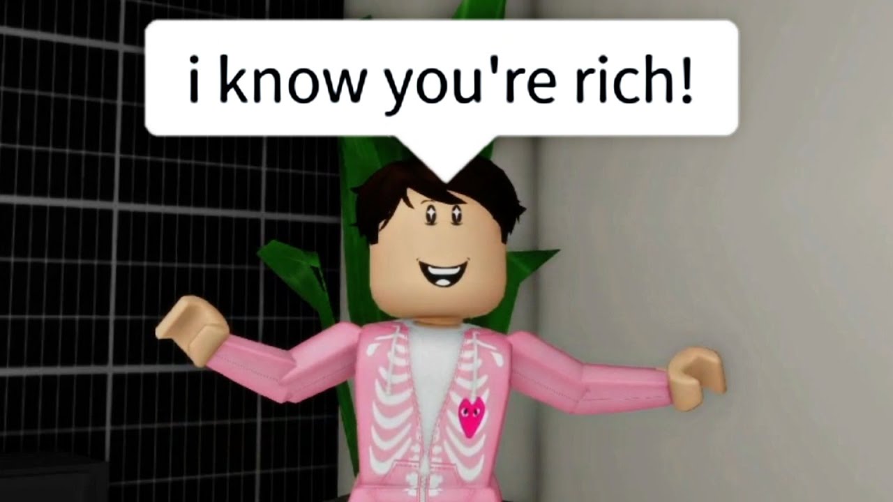 When you are secretly rich (meme) ROBLOX - YouTube