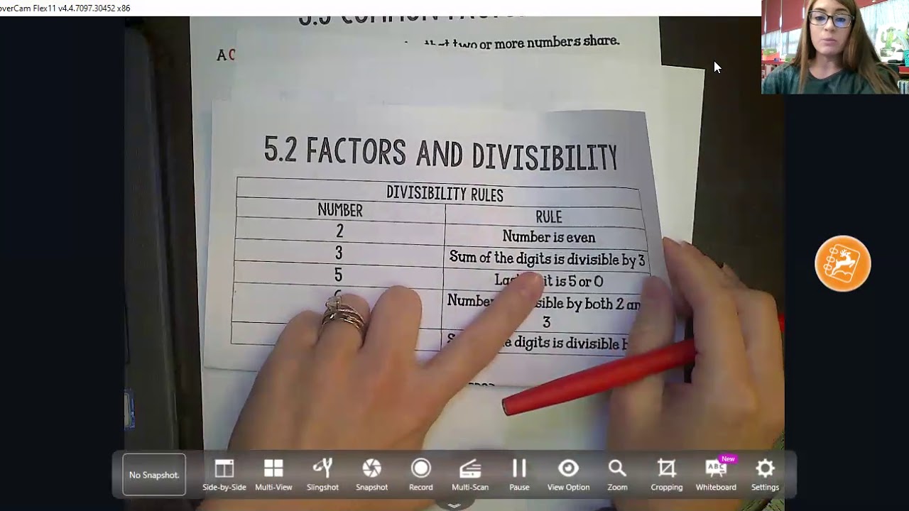 4th Grade-GoMath- Lesson 5.3- Common Factors - YouTube