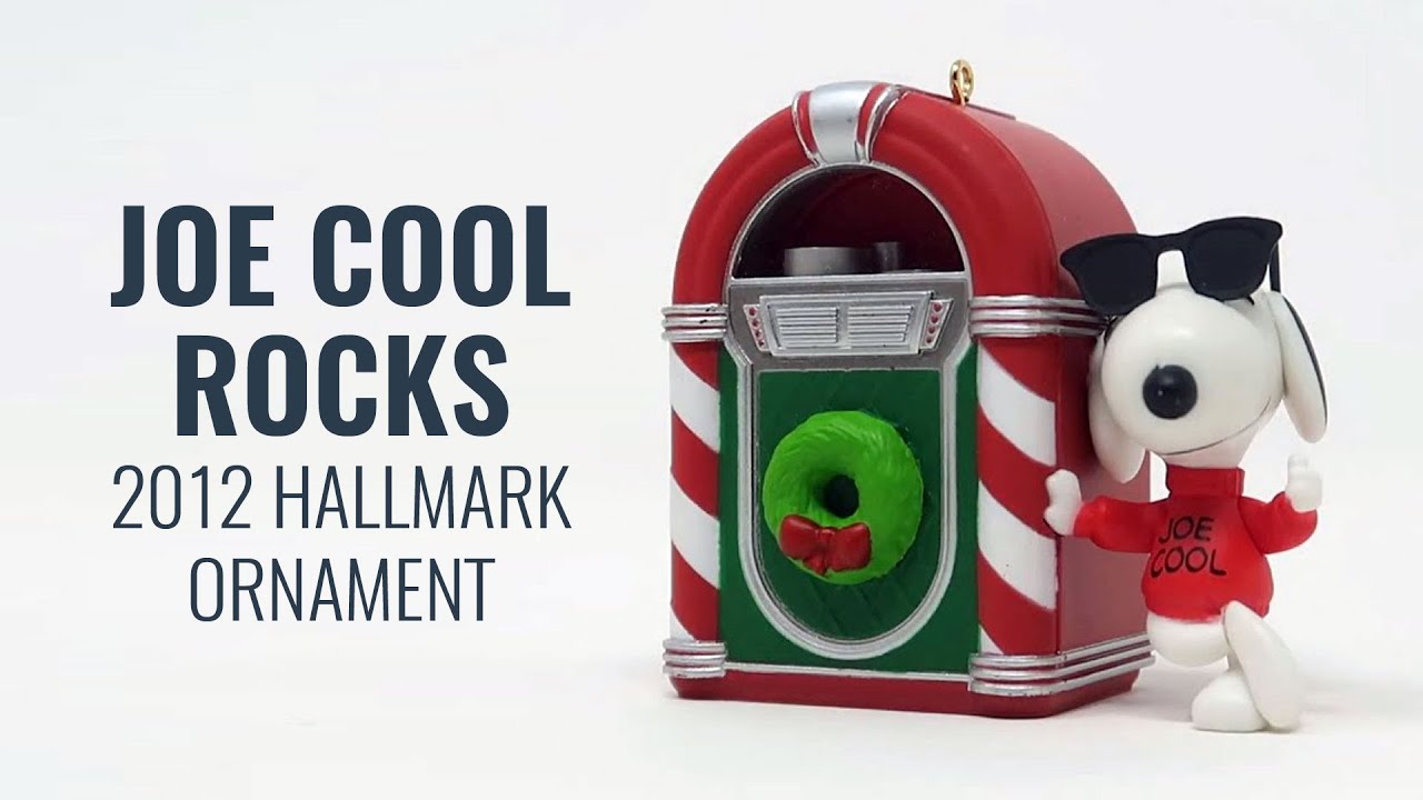 Joe Cool Rocks! Christmas Jukebox - Peanuts 2012 Hallmark Ornament ...