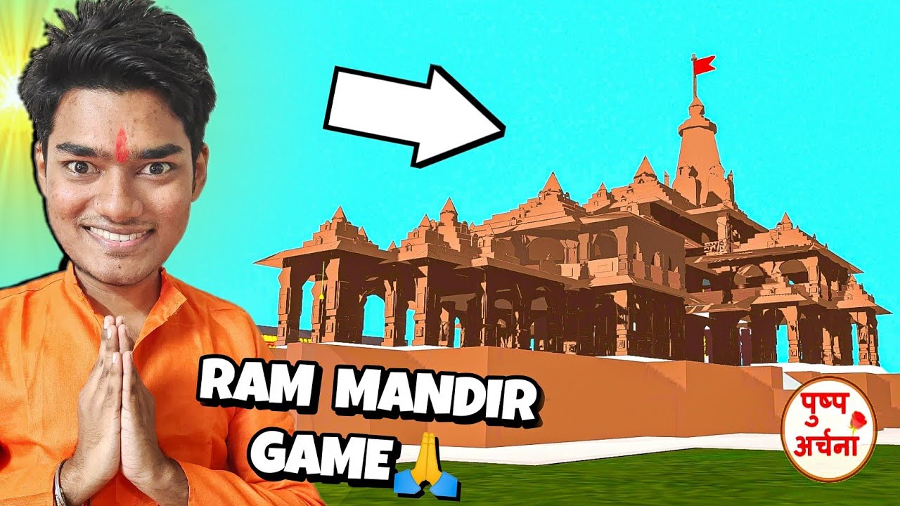 RAM MANDIR GAME!🛕🙏 - (Ram Mandir Darshan) - YouTube