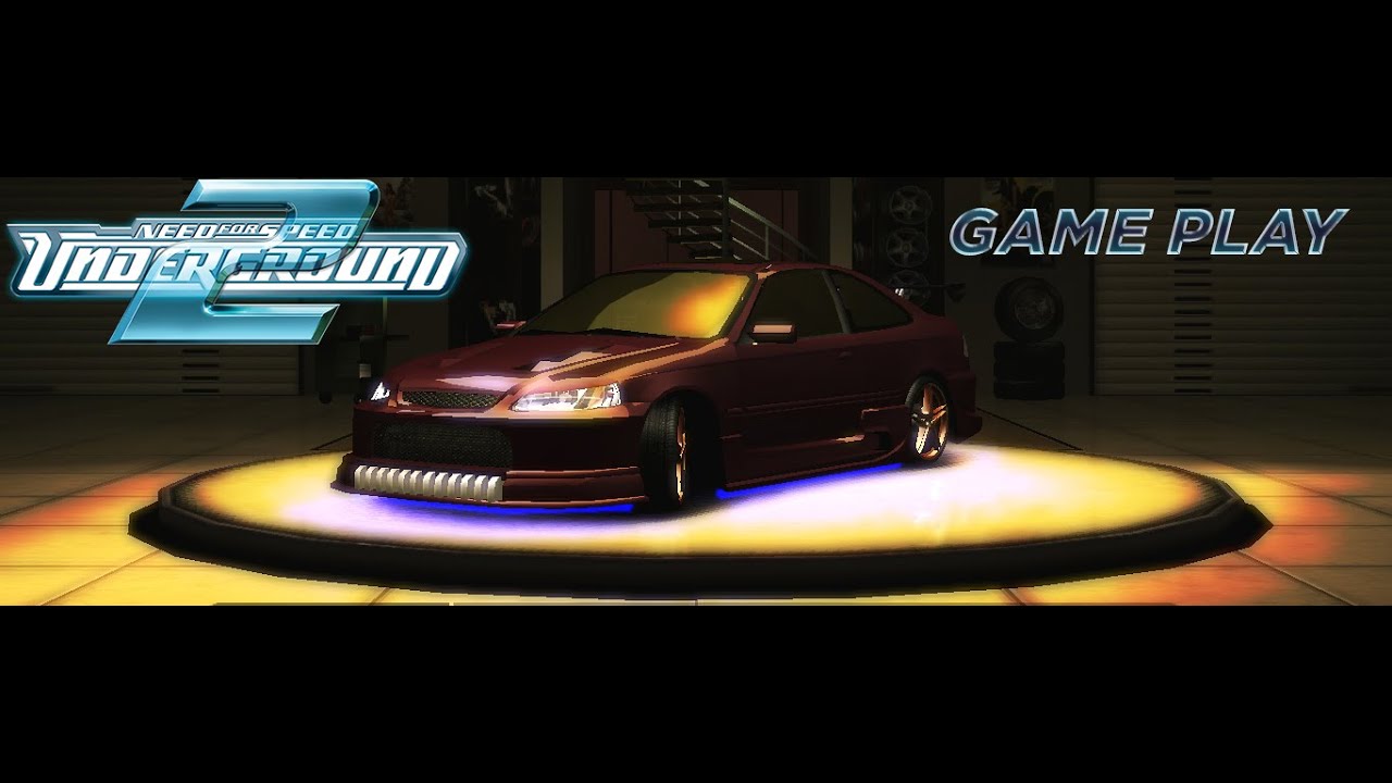 NFS Underground 2 | Game Play | Honda Civic | Racing and leveling up ...