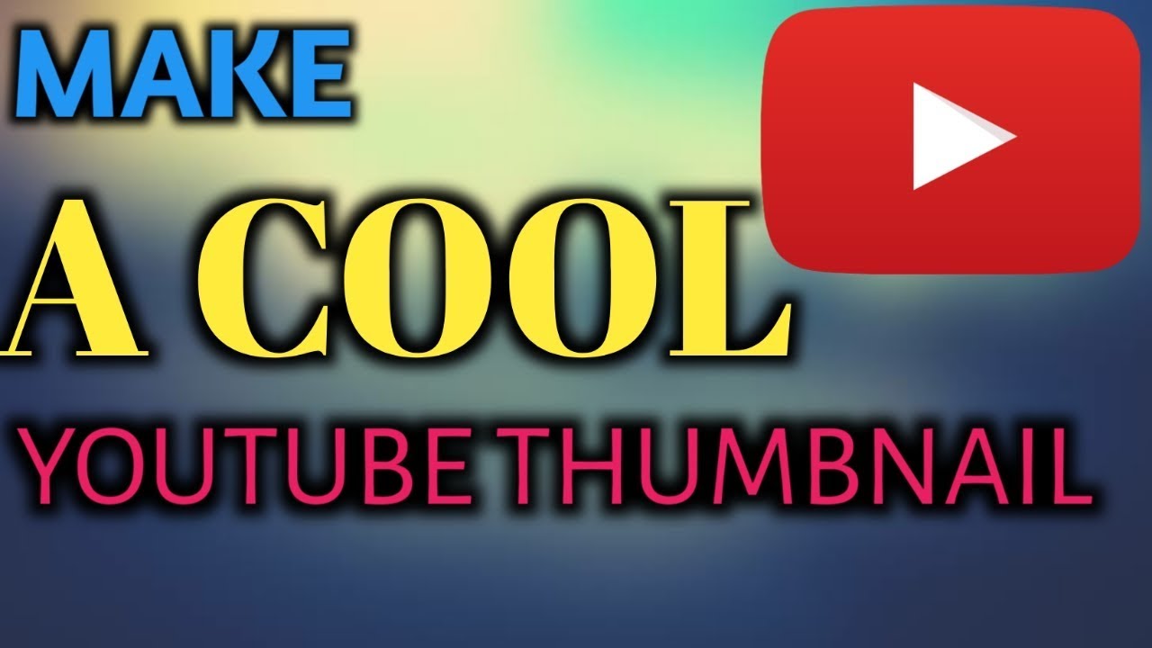 How to create a youtube thumbnail in mobile | Pixel lab | by leo ...