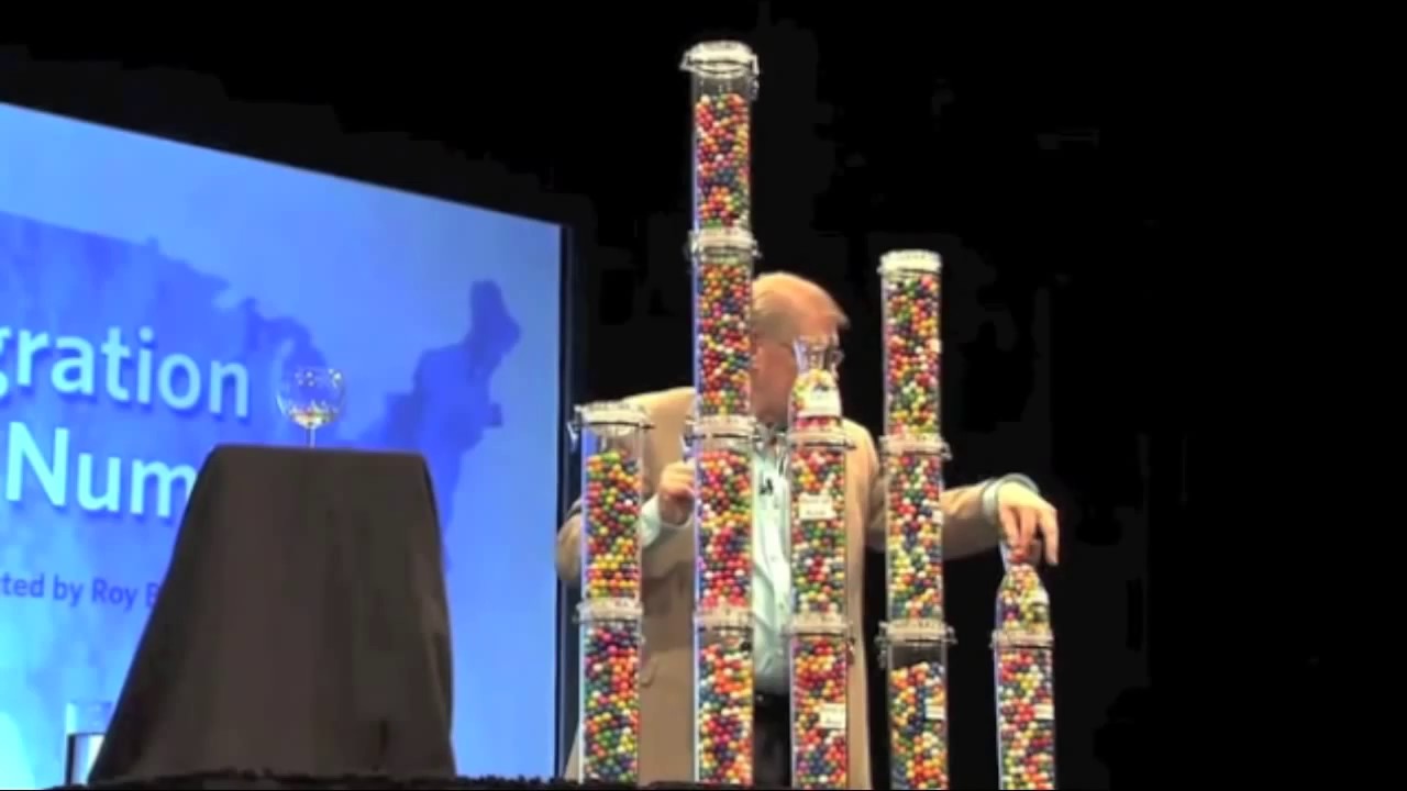 Roy Beck - World Poverty, Immigration and Gumballs - YouTube