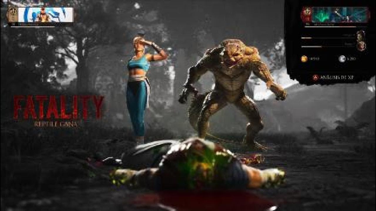 Mortal Kombat 1 / Reptile Fatality 1 y 2 Brutality 1, 2 / Online - YouTube