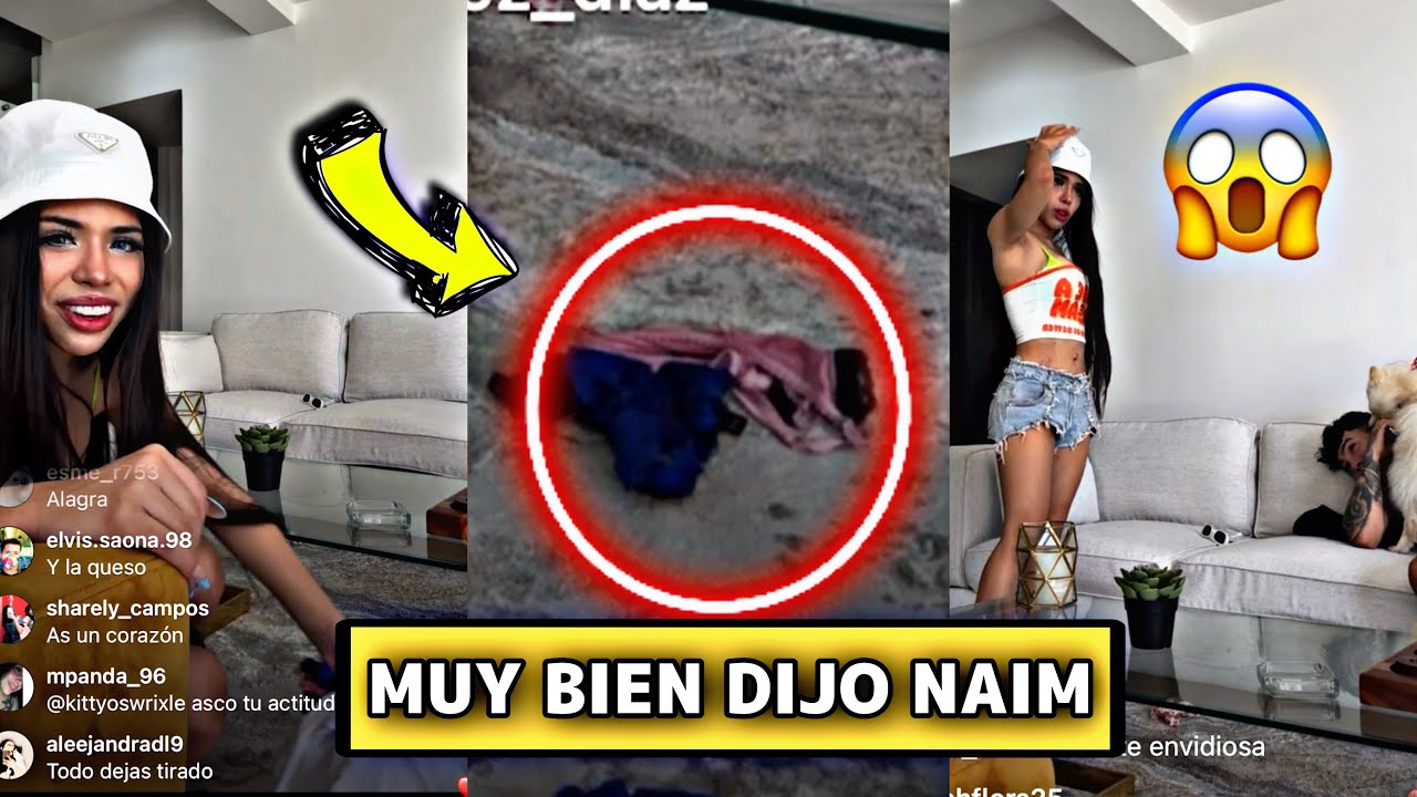 PERRITAS DE YERI MUA MUERDEN SUS CALZONES EN VIVO #yerimua #naimdarechi ...