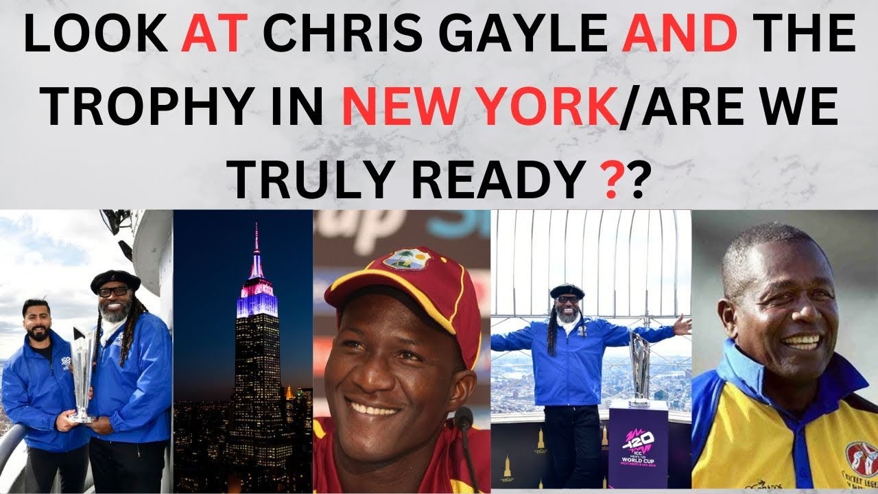 Chris Gayle out here getting the people ready for the World Cup/Is your ...