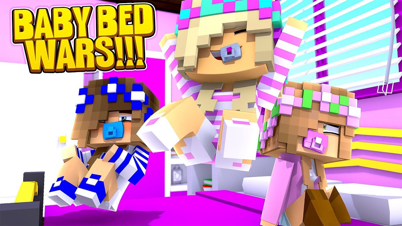 Minecraft Little Leah Plays - LITTLE CLUB BABY SLEEPOVER WARS!!! - YouTube