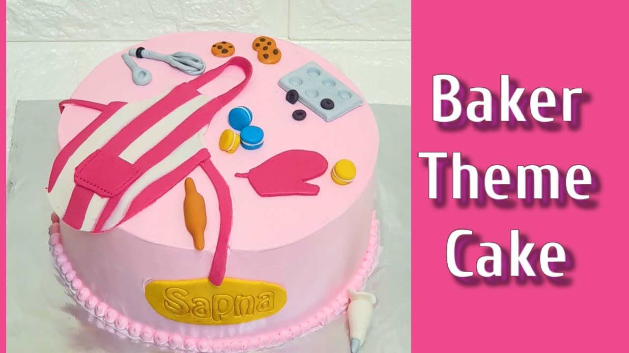 Baker Theme Cake Cooking Theme Cake I Love Cooking Theme Cake YouTube baker-theme-cake-cooking-theme-cake-i-love-cooking-theme-cake-youtube