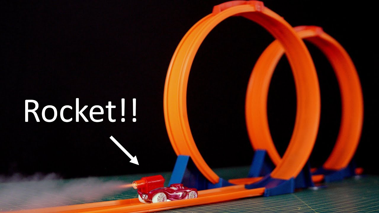 Rocket powered Hot Wheels!! - YouTube