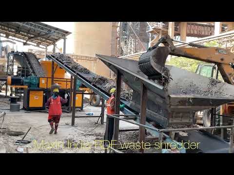 RDF waste Shredding machine, AFR waste Shredder, #MSWwasteShredder, RDF ...