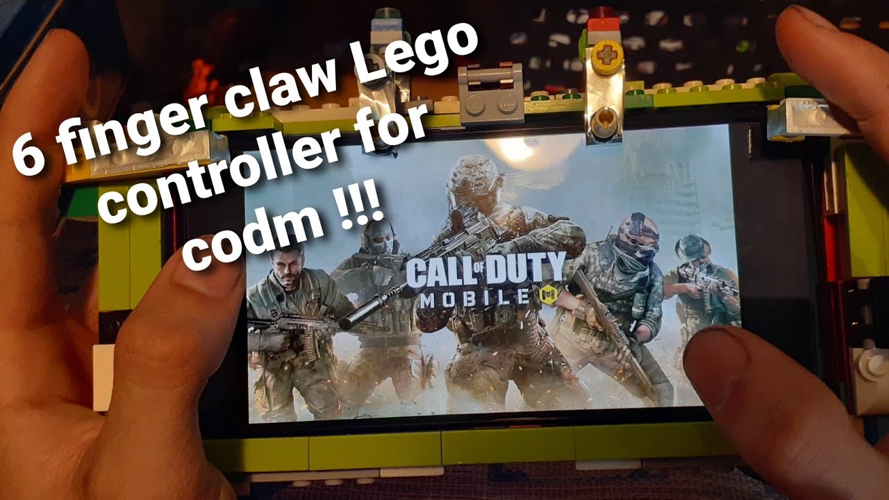 Call of duty with lego controller !! (6 finger claw on phone with ...