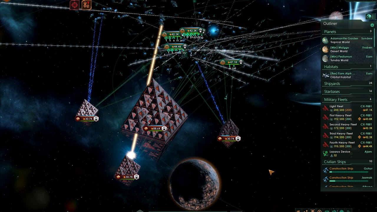 Stellaris - Contingency Homeworld vs 1000 Supply Fleet (Nov. 23rd, 2018 ...