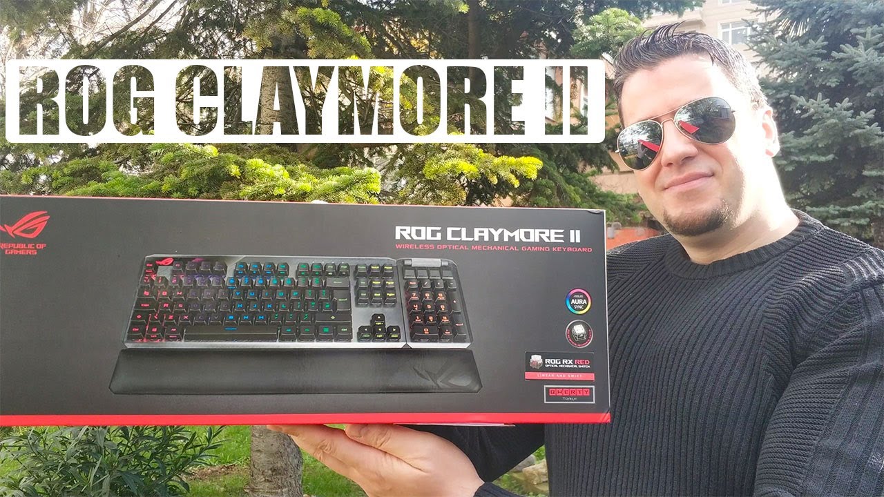 ASUS ROG Claymore II İncelemesi ve RX / NX Switch Farkları - YouTube