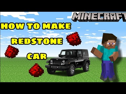 REDSTONE CAR IN MINECRAFT @minecraft - YouTube